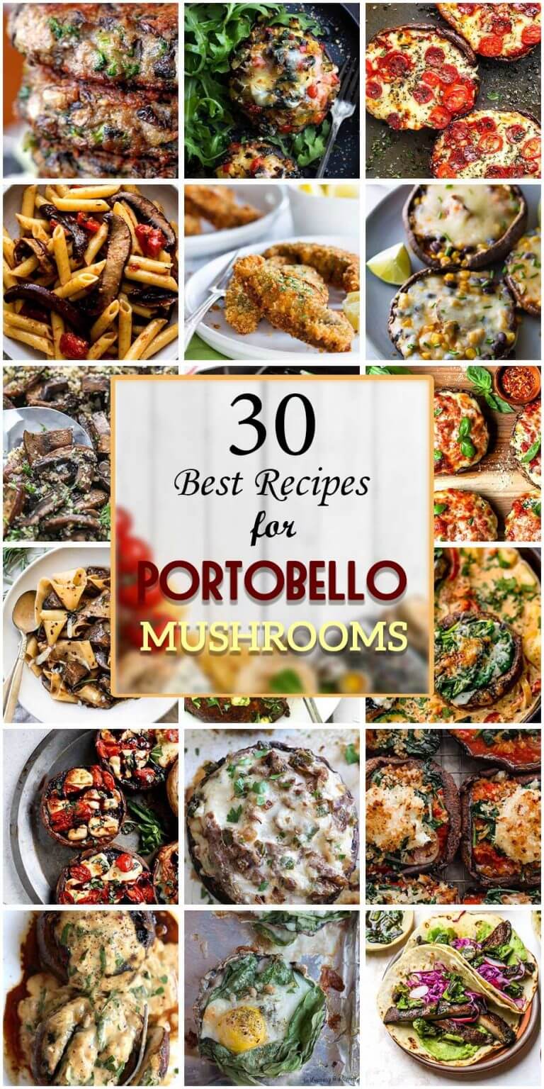 30 Insanely Good Dishes Made with Portobello Mushrooms - Easy and ...