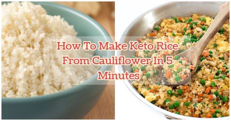 How To Make Keto Rice From Cauliflower In 5 Minutes