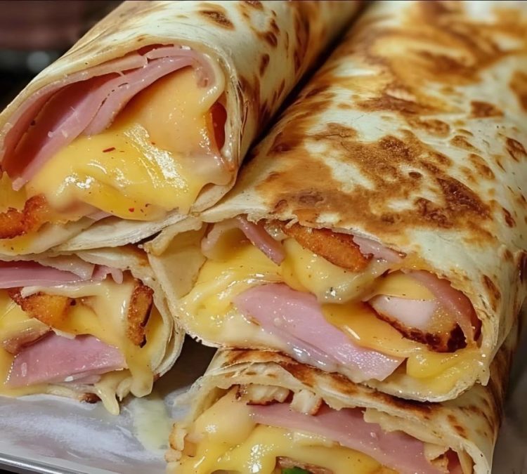 Air Fryer Chicken Ham Wraps - Easy and Healthy Recipes