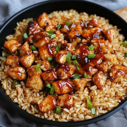 Honey BBQ Chicken And Rice - Easy and Healthy Recipes