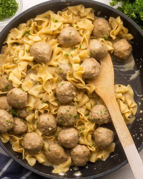 Swedish Meatball Pasta - Easy and Healthy Recipes