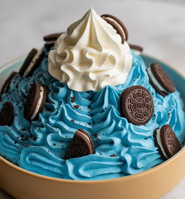 Cookie Monster Fluff - Easy and Healthy Recipes