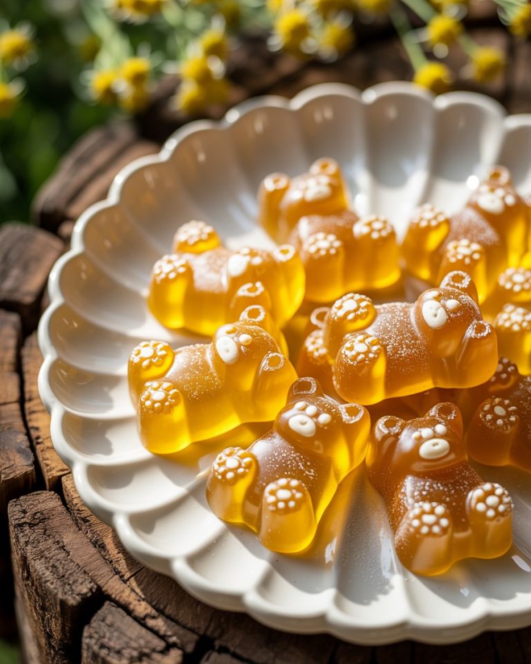 Dandelion And Honey Gummy Bears - Easy and Healthy Recipes