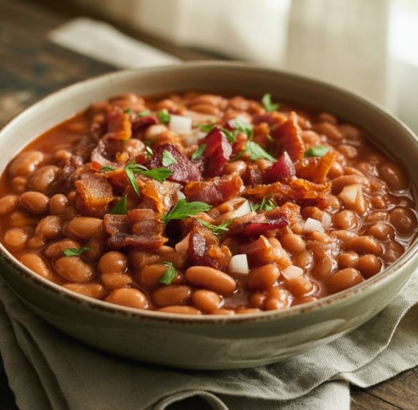 Brown Sugar And Bacon Baked Beans - Easy and Healthy Recipes