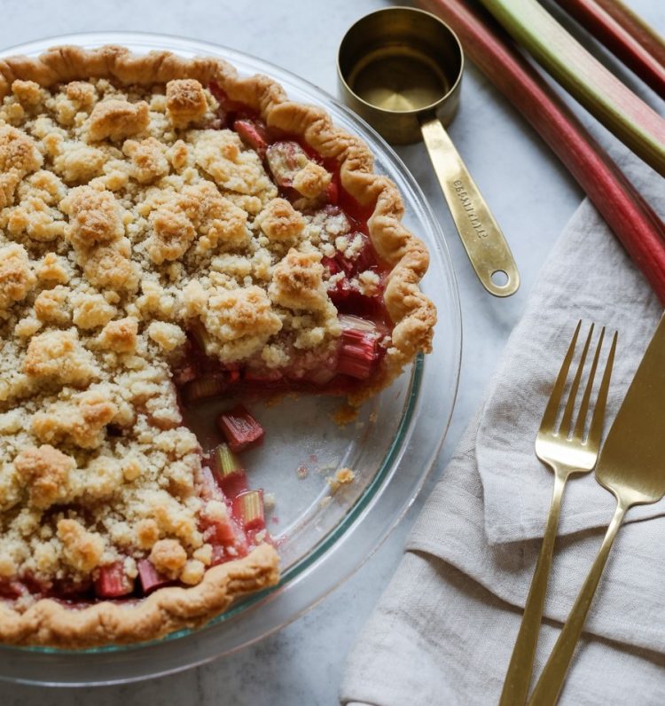 Dutch Rhubarb Pie - Easy and Healthy Recipes