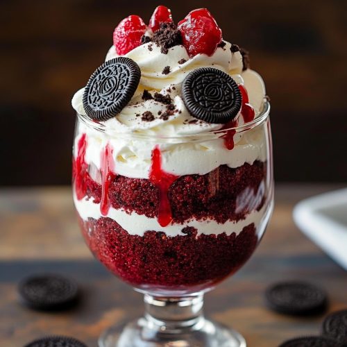 Red Velvet Oreo Parfait Explosion - Easy and Healthy Recipes