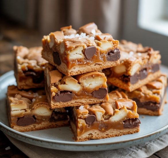 Coconut Toffee Chocolate Chip Cookie Bars - Easy and Healthy Recipes