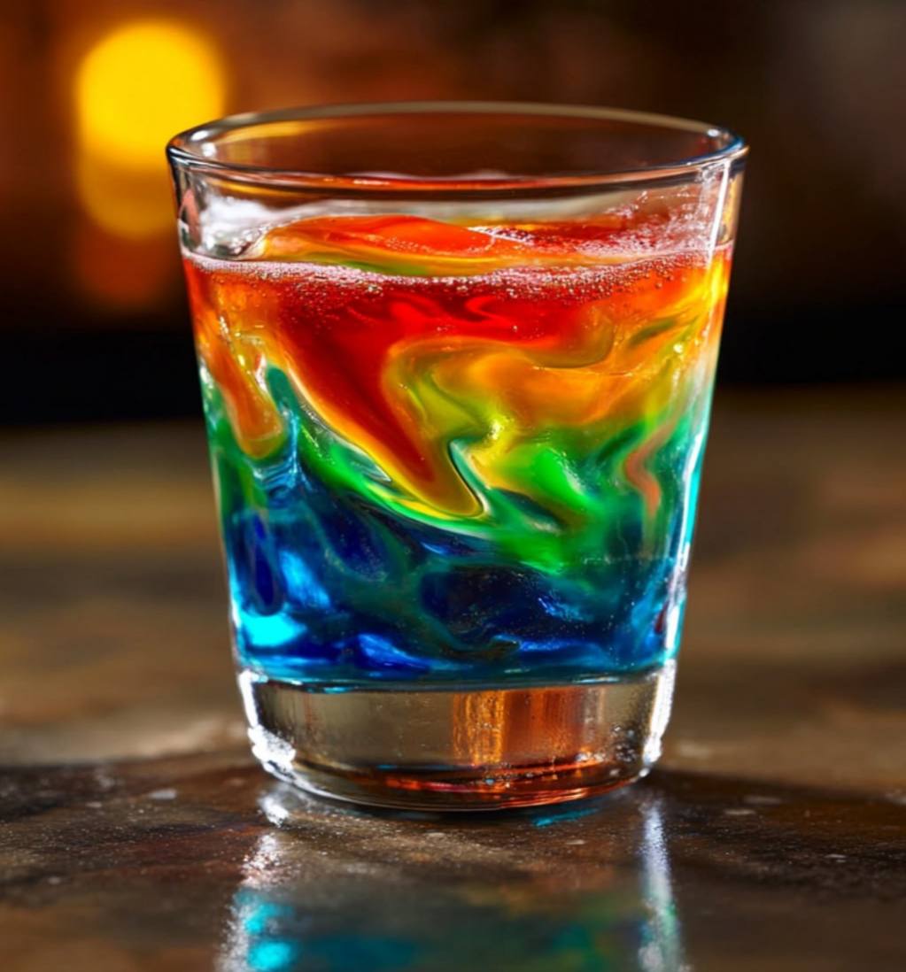 Colorful Vodka Shots - Easy and Healthy Recipes