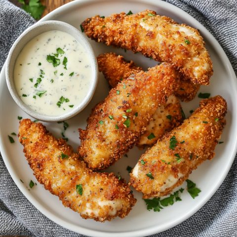 Crispy Ranch Chicken Tenders - Easy and Healthy Recipes