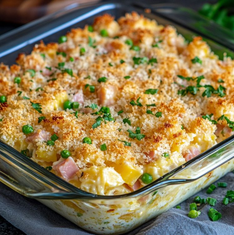 Chicken Ham And Cheese Hash Brown Casserole - Easy and Healthy Recipes
