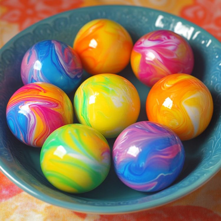 Tie-Dye Bouncy Balls - Easy and Healthy Recipes