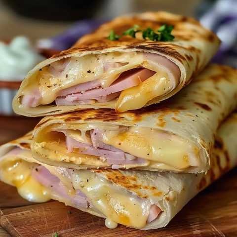 Air Fryer Chicken Ham Wraps Recipe - Easy and Healthy Recipes