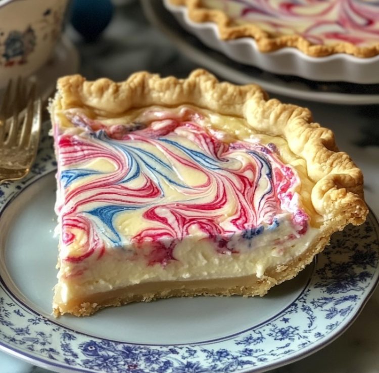4th Of July Swirl Pie Recipe (No-Bake) - Easy and Healthy Recipes
