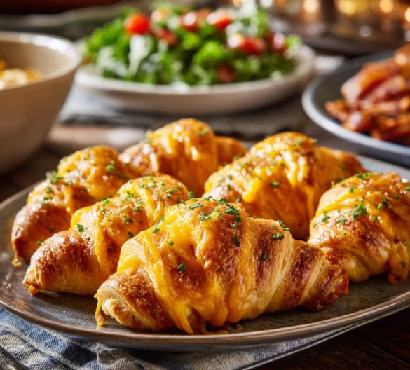 Ham And Cheddar Crescent Roll-Ups - Easy and Healthy Recipes