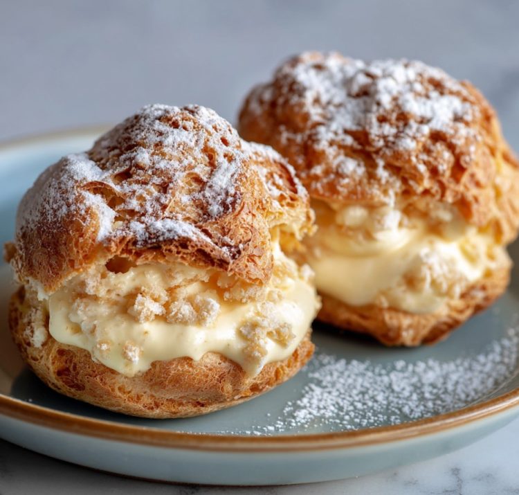 Special Italian Cream Puffs With Custard Filling - Easy and Healthy Recipes