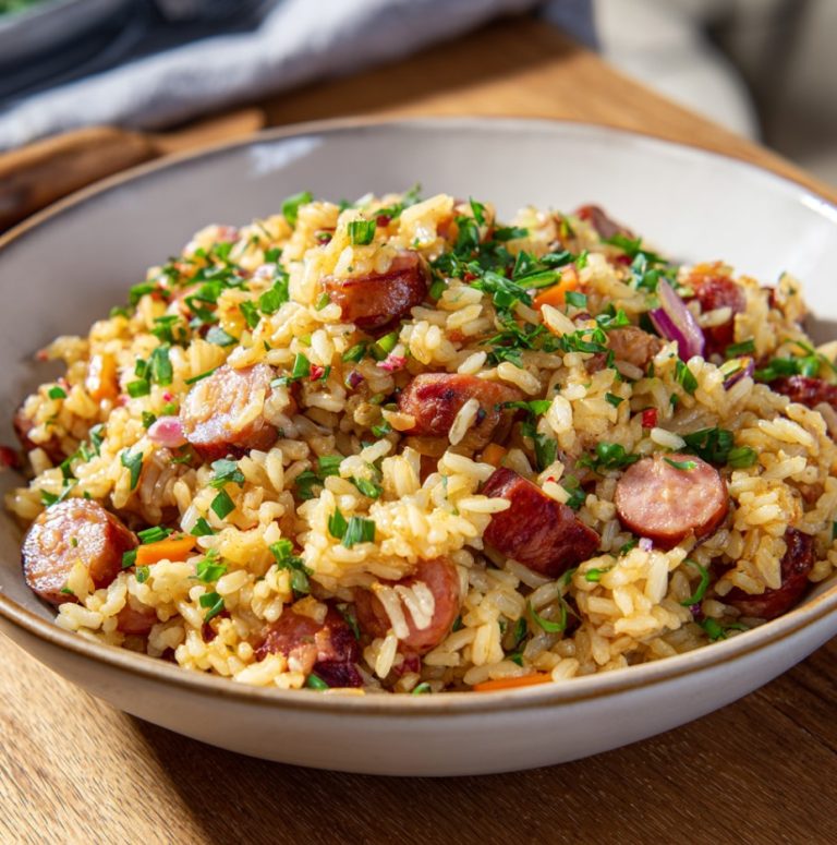 One-Pot Smoked Sausage Rice - Easy and Healthy Recipes