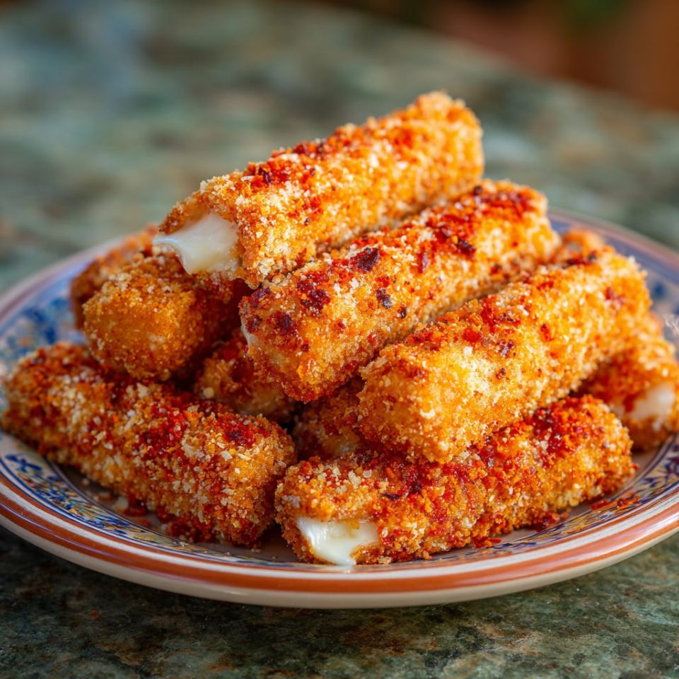 Hot Cheeto Mozzarella Sticks Easy Recipe - Easy and Healthy Recipes