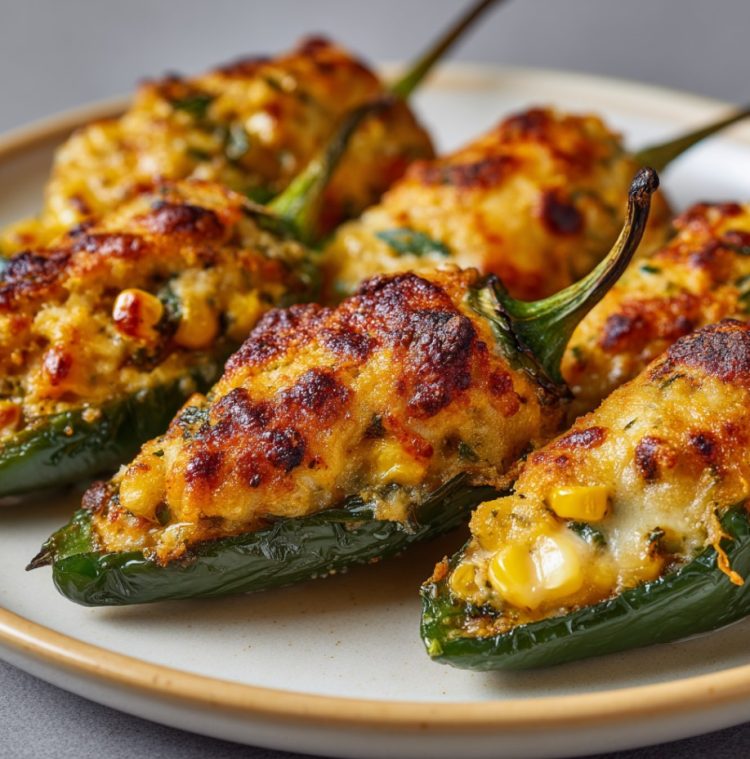 4-Ingredient Jalapeño Cornbread Poppers - Easy and Healthy Recipes