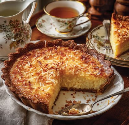 Laura Bush’s Texas Buttermilk Coconut Pie Recipe - Easy and Healthy Recipes
