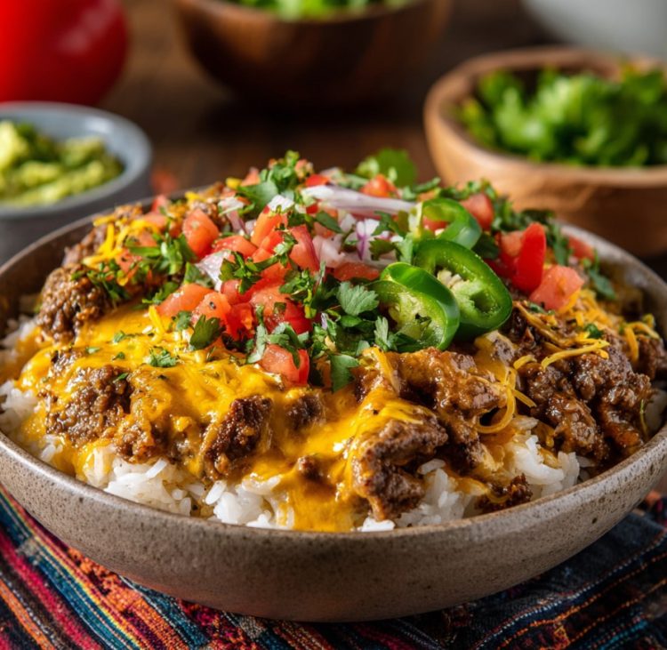 Cheesy Steak And Queso Rice - Easy and Healthy Recipes