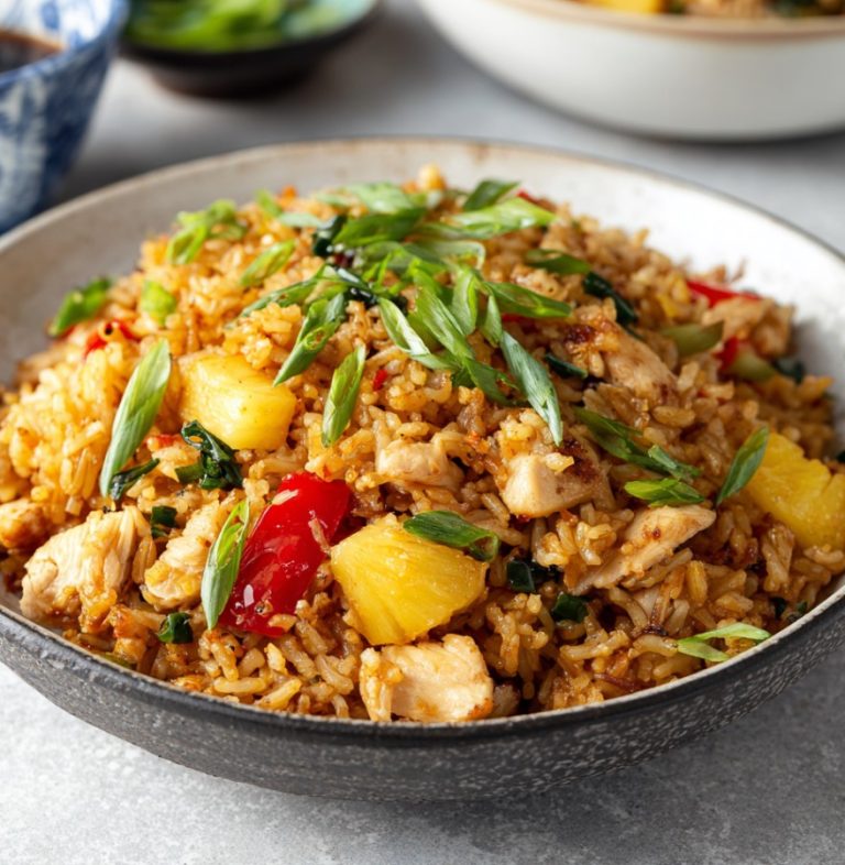Chicken Pineapple Fried Rice - Easy and Healthy Recipes