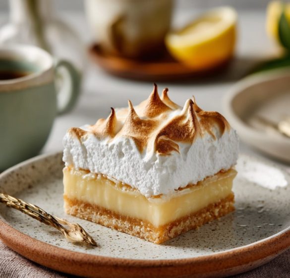 Lemon Meringue Pie Bars - Easy and Healthy Recipes