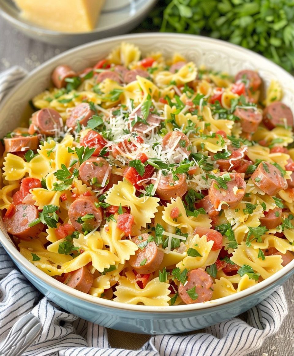 One Pot Kielbasa Pasta - Easy and Healthy Recipes