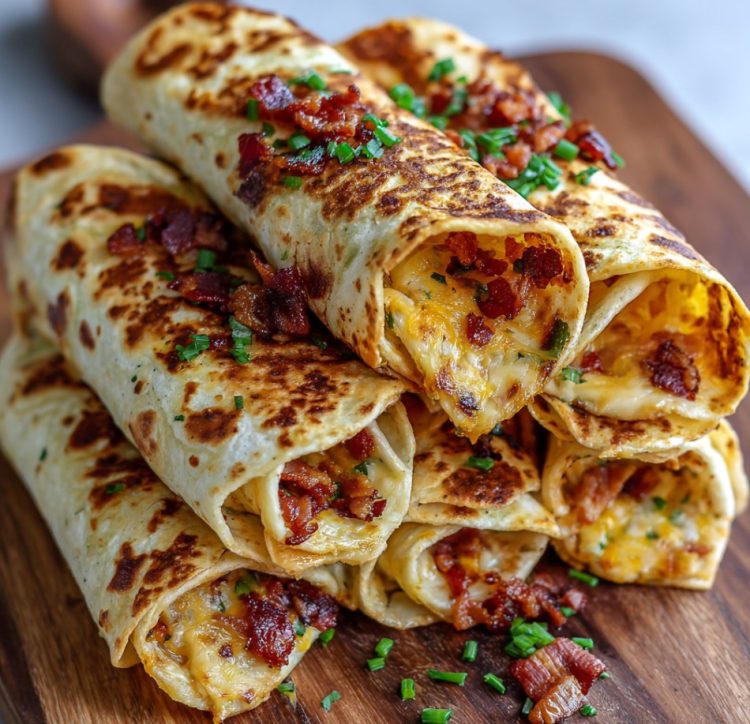 Savory Garlic Butter Bacon Rollups - Easy and Healthy Recipes