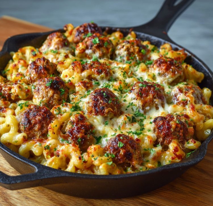 Easy Meatball Macaroni And Cheese Recipe - Easy and Healthy Recipes