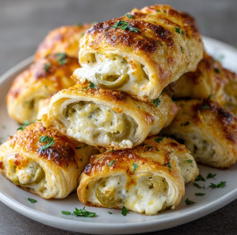 Creamy Pickle Roll Ups - Easy and Healthy Recipes