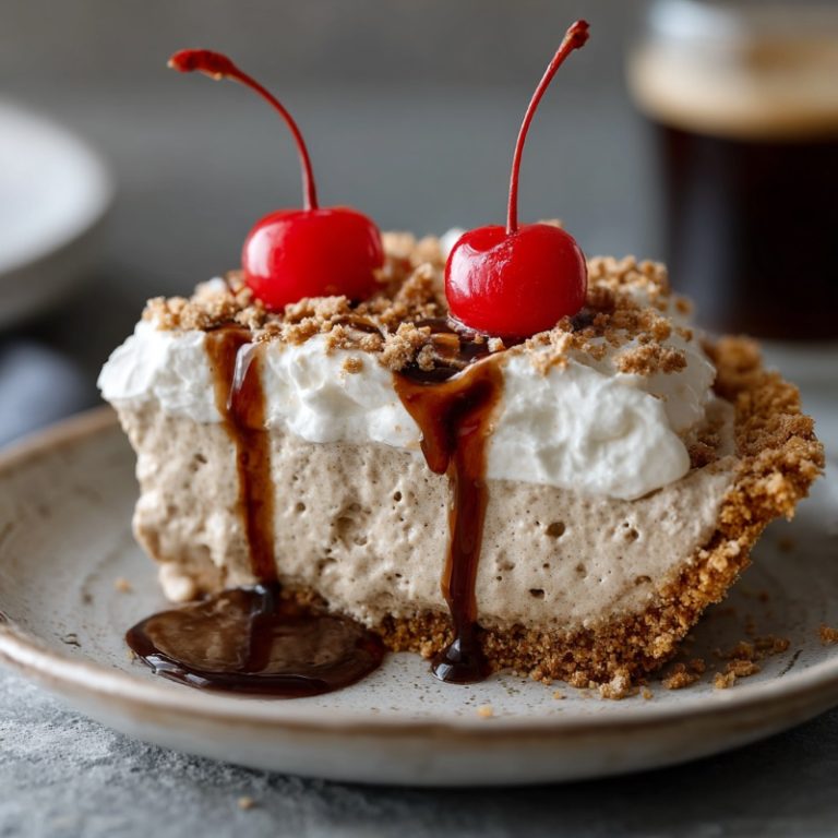 Root Beer Float Pie (No-Bake) - Easy and Healthy Recipes
