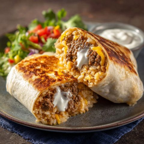 Creamy Cheesy Quesarito (Taco Bell Copycat) - Easy and Healthy Recipes