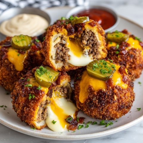 3-Ingredient Fried Cheese Balls - Easy and Healthy Recipes