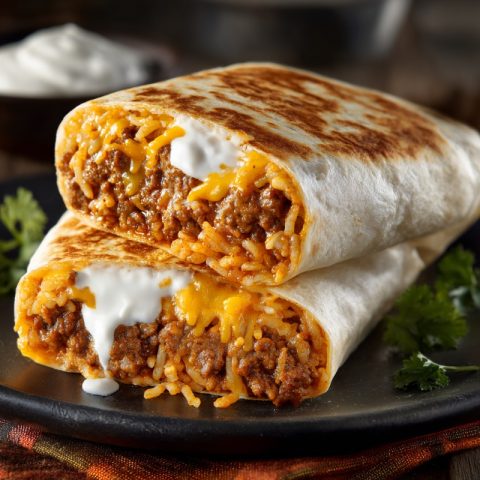 Homemade Taco Bell Cheesy Quesarito - Easy and Healthy Recipes