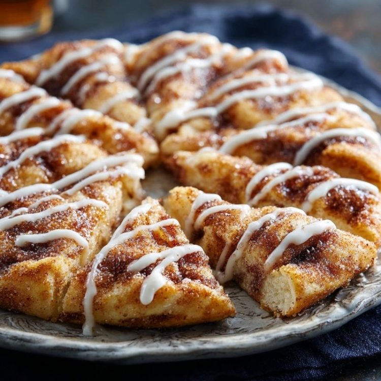 Fluffy Cinnamon-Sugar Pizza Made With Crescent Rolls - Easy and Healthy ...