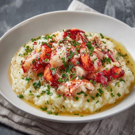Butter-Poached Lobster Tails With Creamy Risotto - Easy and Healthy Recipes
