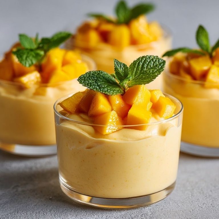 Creamy Mango Mousse - Easy and Healthy Recipes