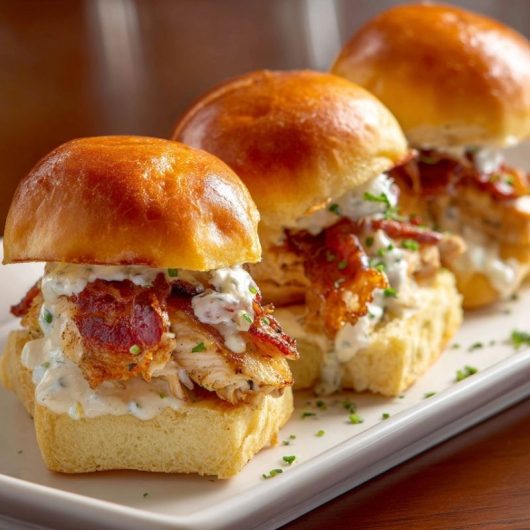 Crowd-Pleasing Chicken Bacon And Ranch Sliders - Easy and Healthy Recipes