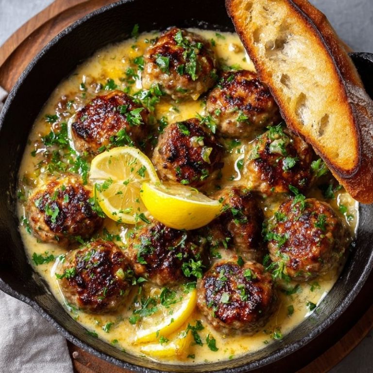 Savory Meatballs In Lemon Sauce - Easy and Healthy Recipes