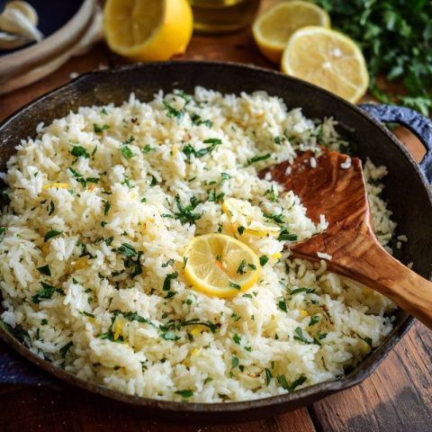 Fragrant Greek Lemon Rice - Easy and Healthy Recipes