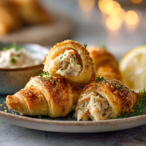 Irresistible Crab Crescent Bites Delight - Easy and Healthy Recipes