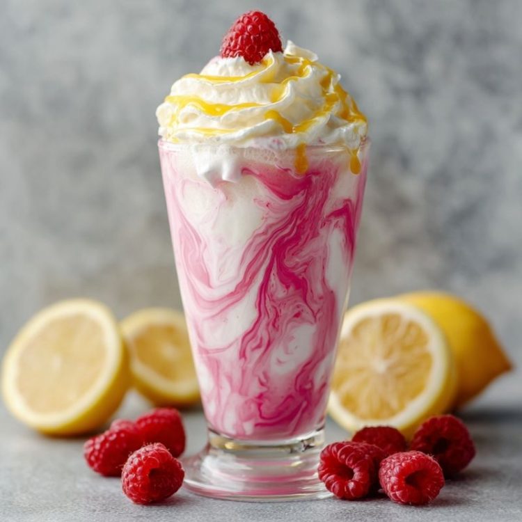 Creamy Whipped Pink Lemonade - Easy and Healthy Recipes