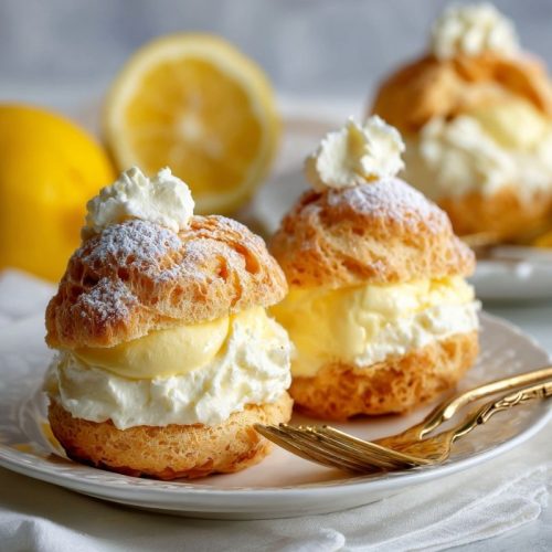 Luscious Lemon Cream Puffs - Easy and Healthy Recipes