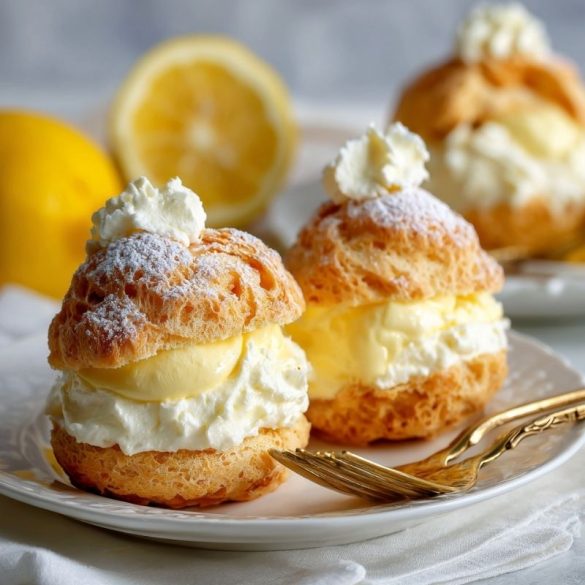 Luscious Lemon Cream Puffs - Easy and Healthy Recipes
