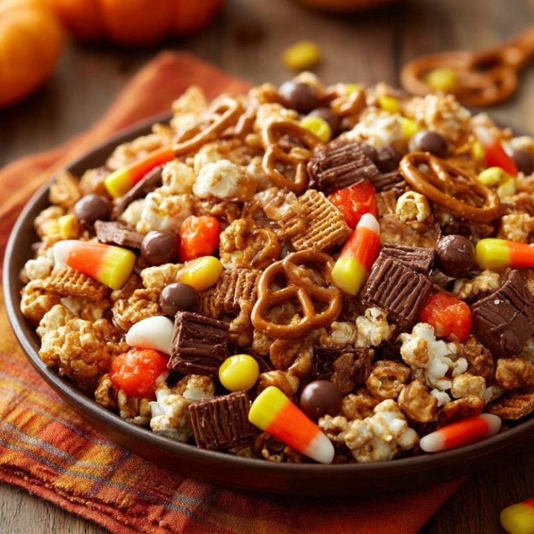 Festive Scarecrow Crunch Snack Mix - Easy and Healthy Recipes