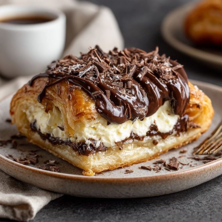 Flaky Chocolate Cream Cheese Danish - Easy and Healthy Recipes