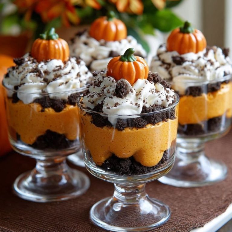 Pumpkin Patch Dirt Cups - Easy and Healthy Recipes