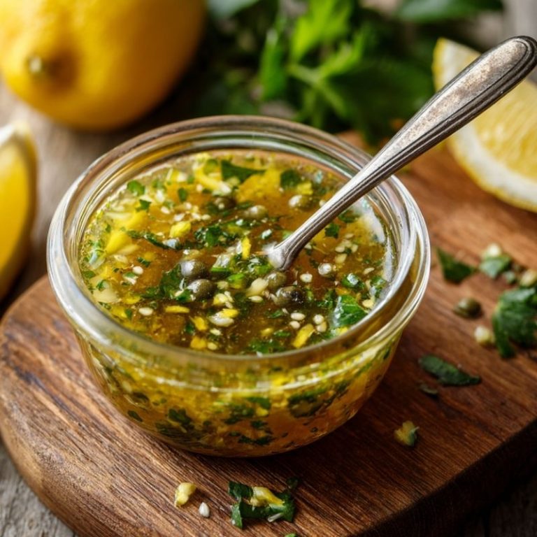 Tangy Lemon Caper Sauce - Easy and Healthy Recipes