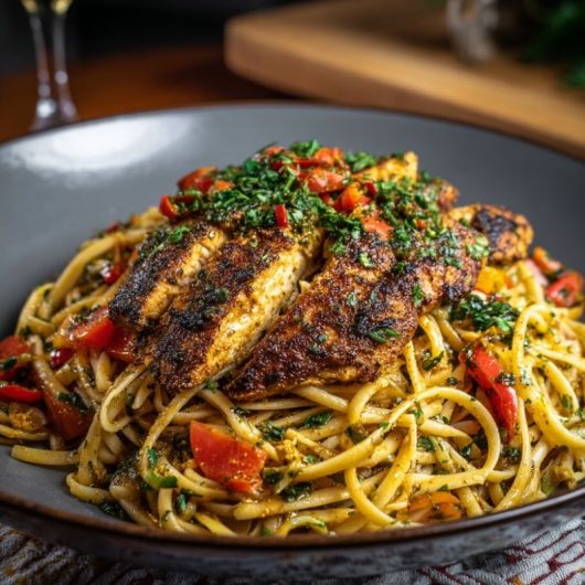 Sizzling Spicy Cajun Chicken Linguine - Easy and Healthy Recipes