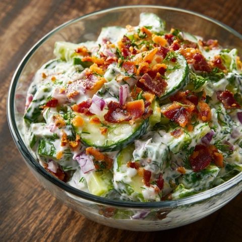 Cucumber Ranch Crack Salad - Easy and Healthy Recipes